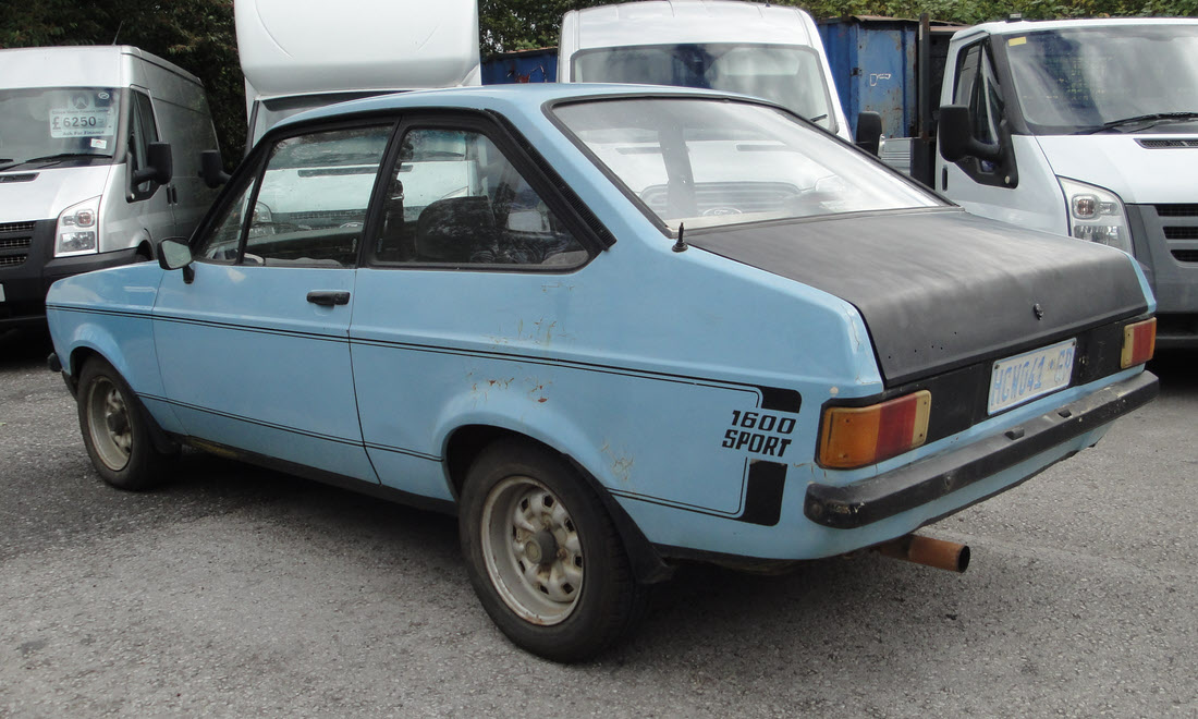 LOT 38 – 1980 FORD ESCORT MK2 1600 SPORT PROJECT – Berlinetta Auctions Blog